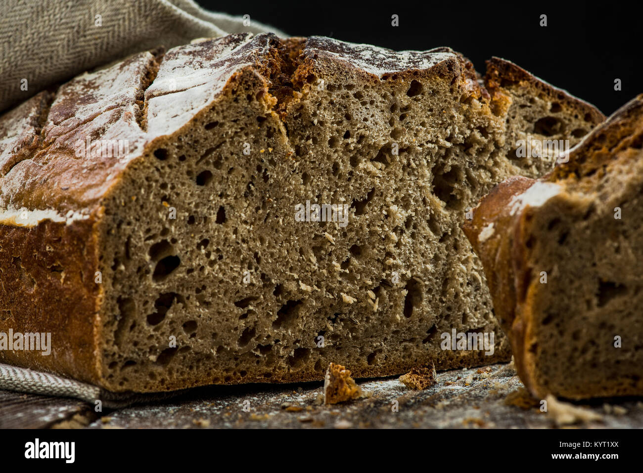 Healthy wholegrain traditional bread for sharing Stock Photo - Alamy