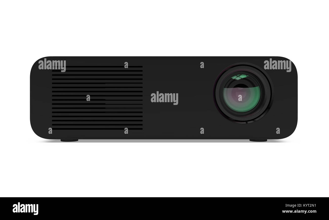 Multimedia Projector Isolated Stock Photo - Alamy