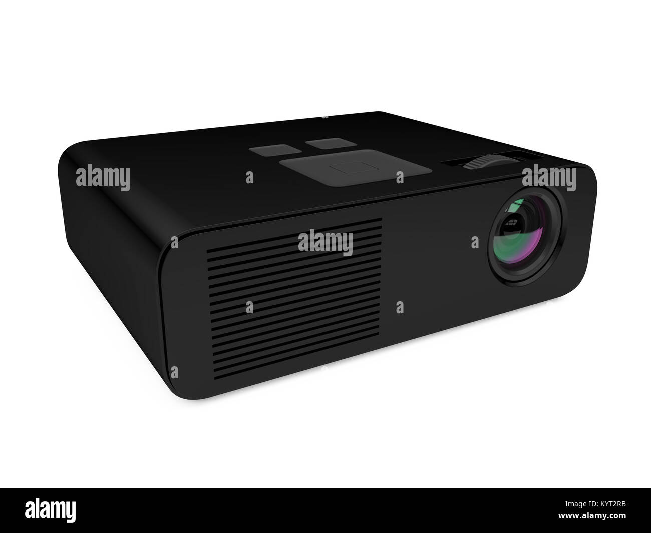 Multimedia Projector Isolated Stock Photo - Alamy