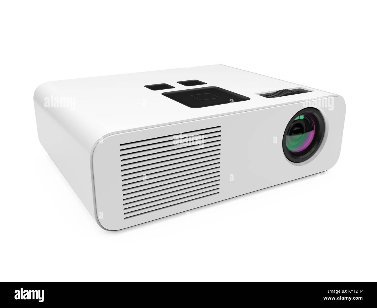 Multimedia Projector Isolated Stock Photo - Alamy