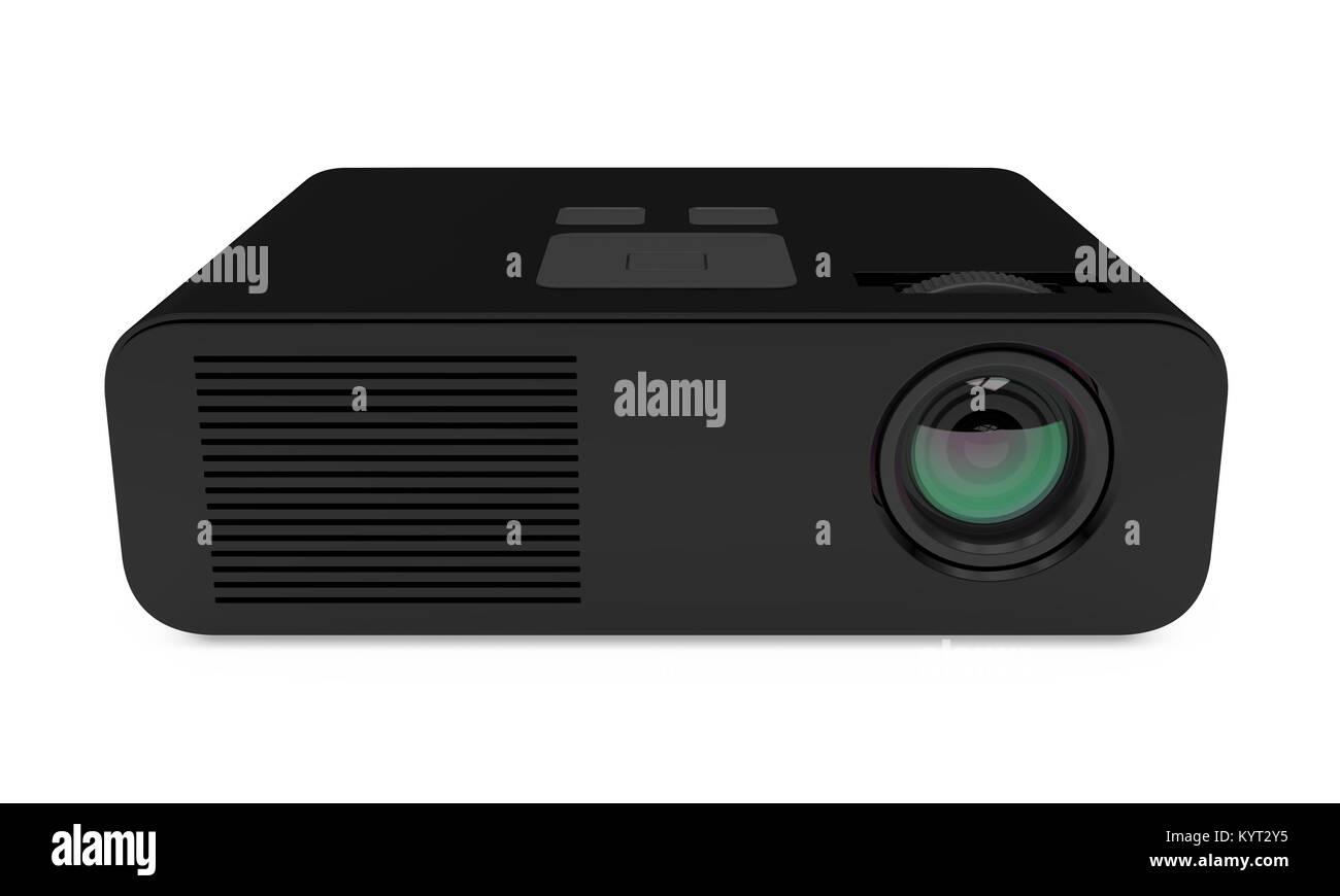 Multimedia Projector Isolated Stock Photo - Alamy