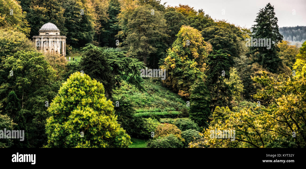 Aerial view in a public garden in England Stock Photo - Alamy