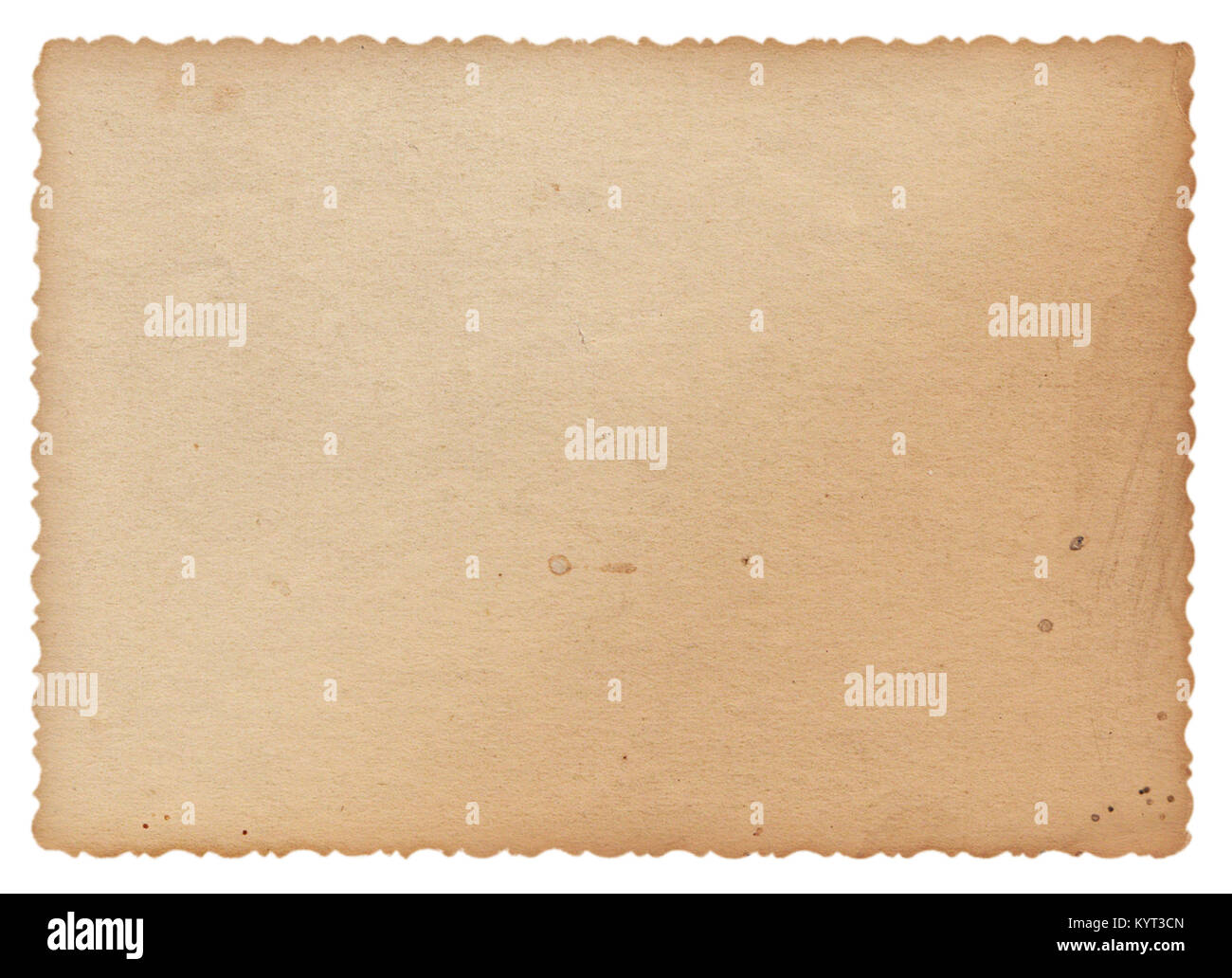 Texture old paper with traces of scuffs and stains. Isolated on white ...