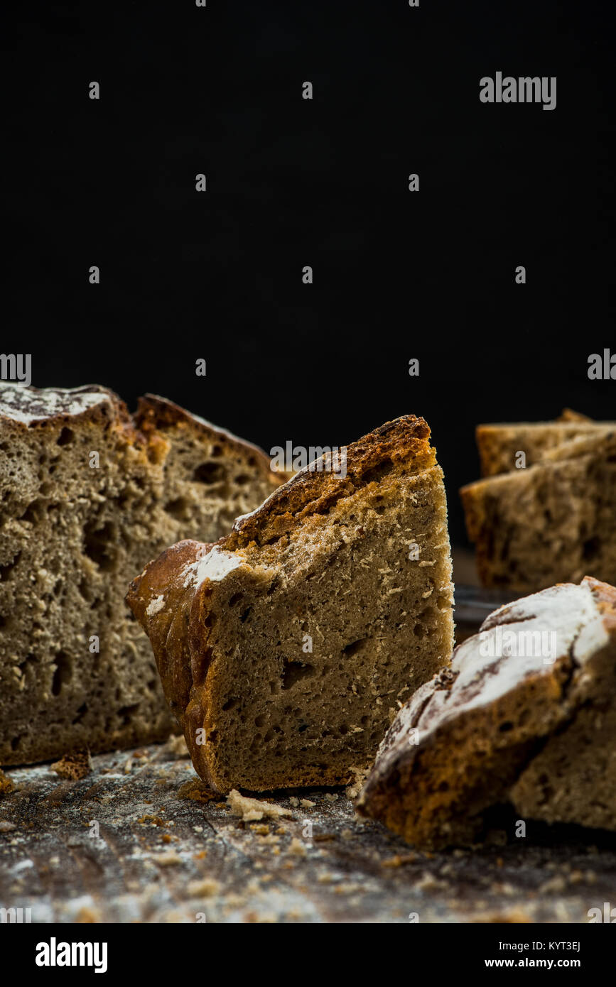 Healthy wholegrain traditional bread for sharing Stock Photo - Alamy