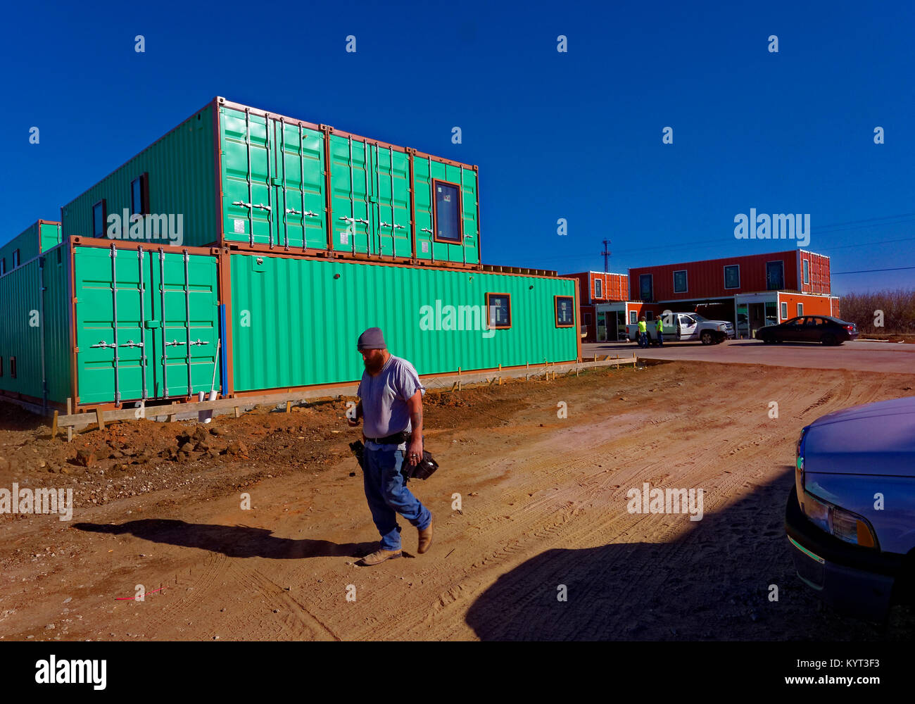 Shipping tiny container house hi-res stock photography and images - Alamy