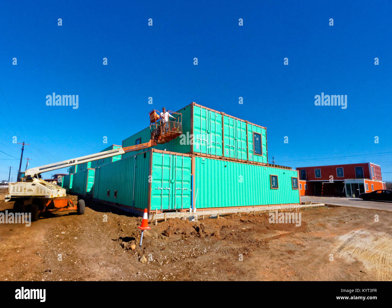 Shipping tiny container house hi-res stock photography and images - Alamy