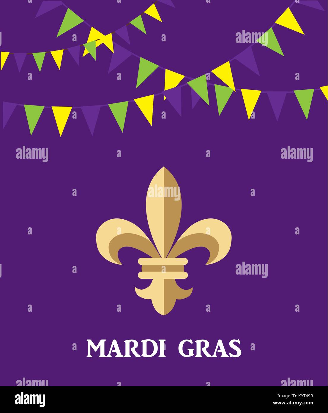 vector illustration of mardi gras fleur de lis Stock Vector Image & Art ...