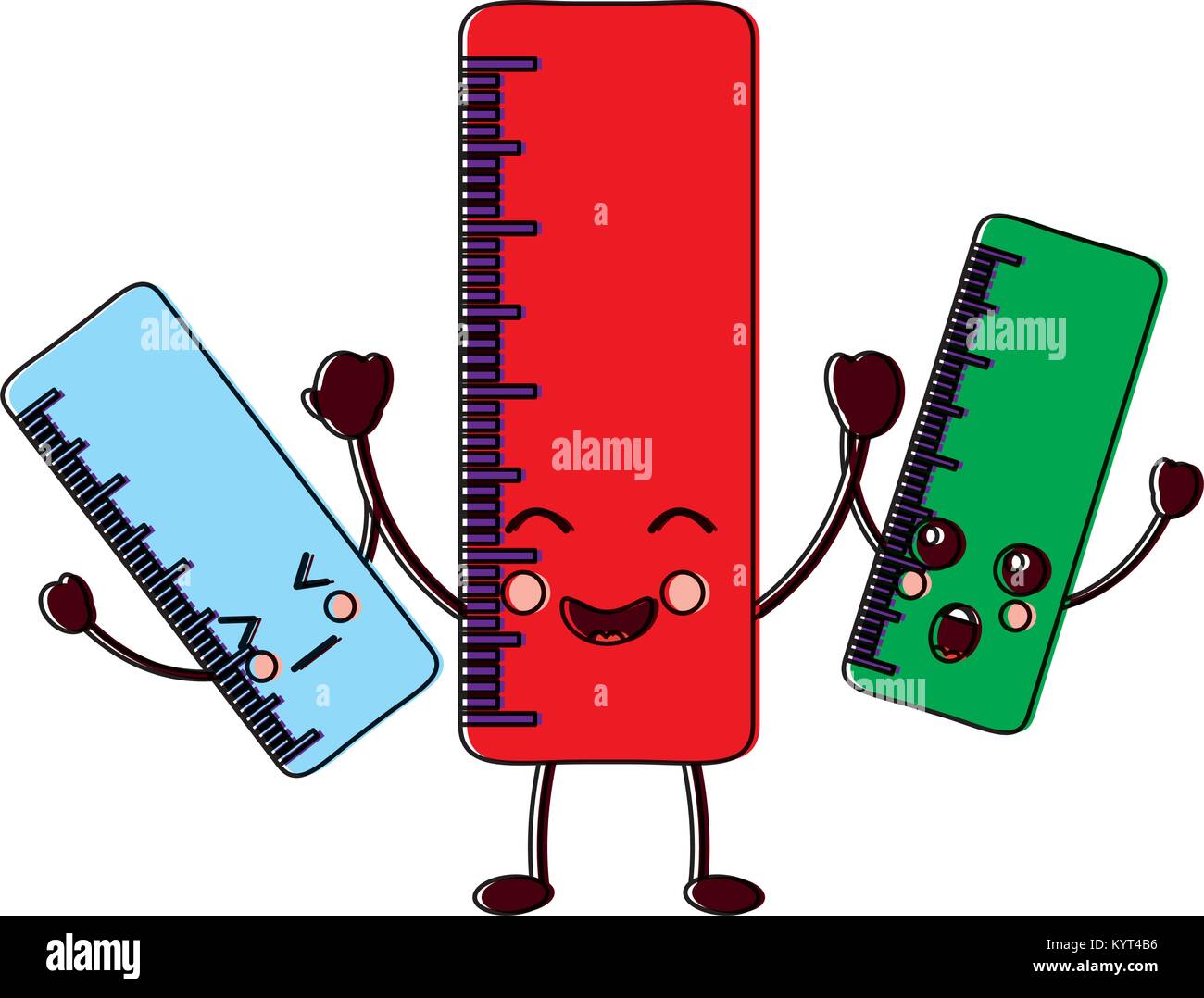 Three number character line Stock Vector Images - Alamy