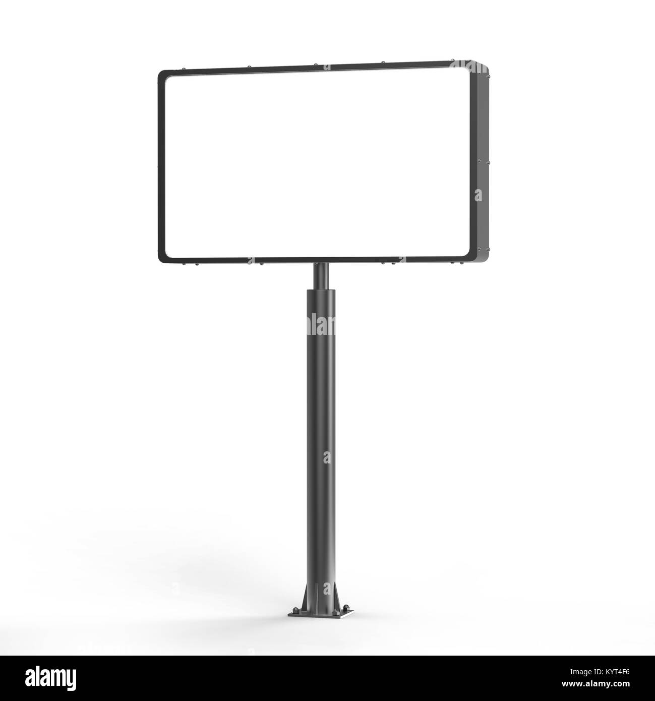 Tall light box mockup, 3d rendering billboard template for advertising ...