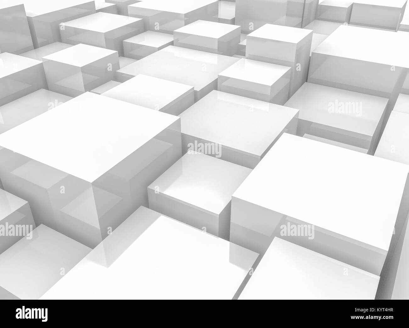white cube background, 3d rendering geometric backdrop with glossy ...