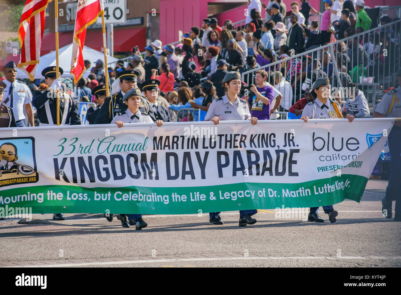 Los Angeles, JAN 15: The famous Kingdom Day Parade on JAN 15, 2018 at ...