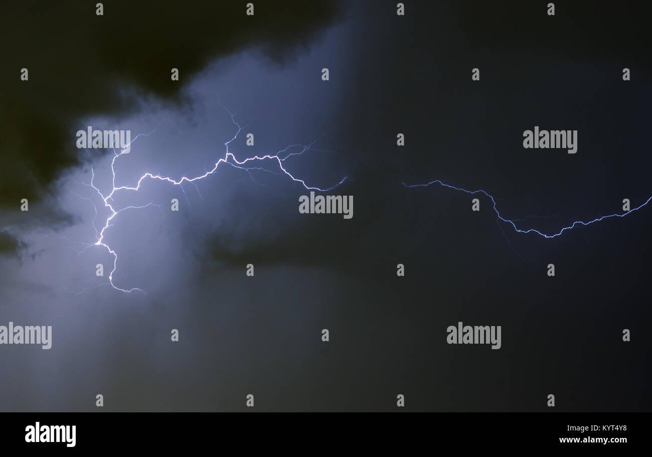 flash lightning and cloudy sky Stock Photo - Alamy