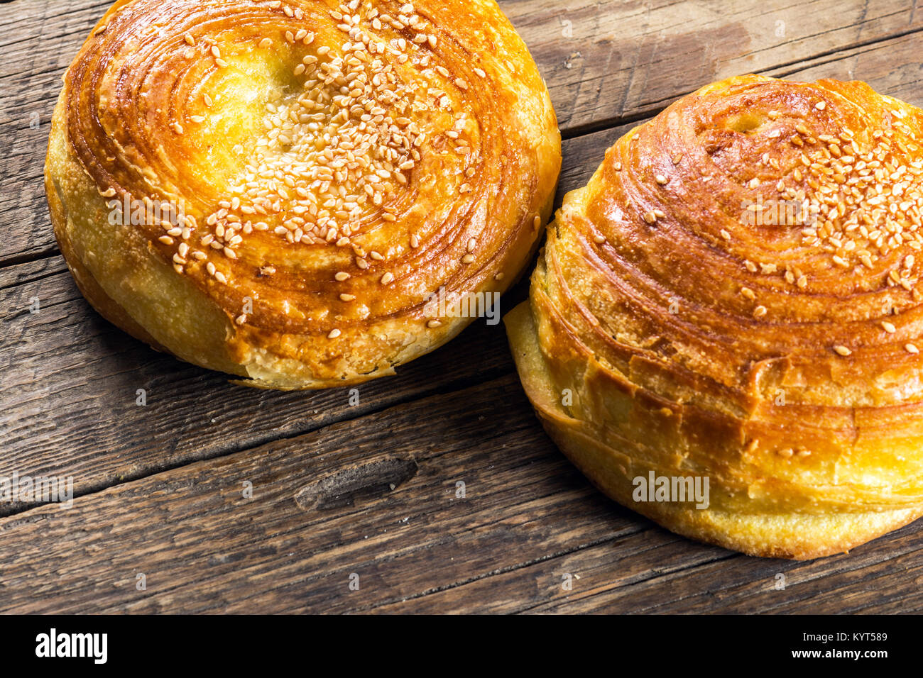 Azerbaijan national pastry, Qogal Stock Photo - Alamy
