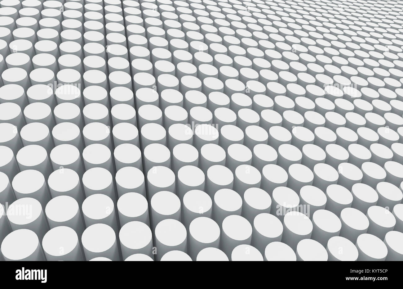 White column background, 3d render round stick pattern Stock Photo - Alamy