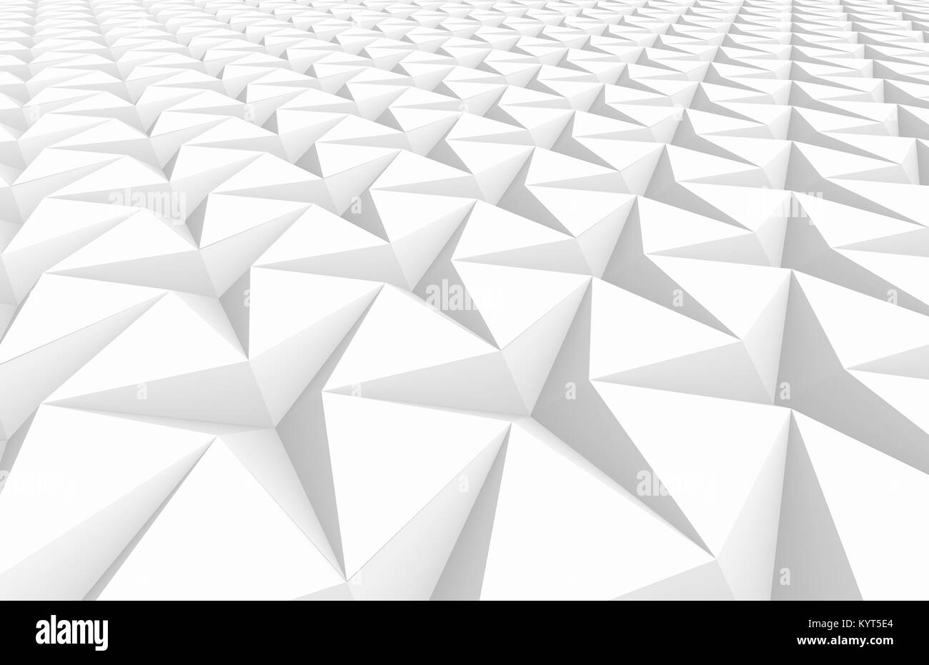 White three pointed star background, 3d render abstract pattern ...