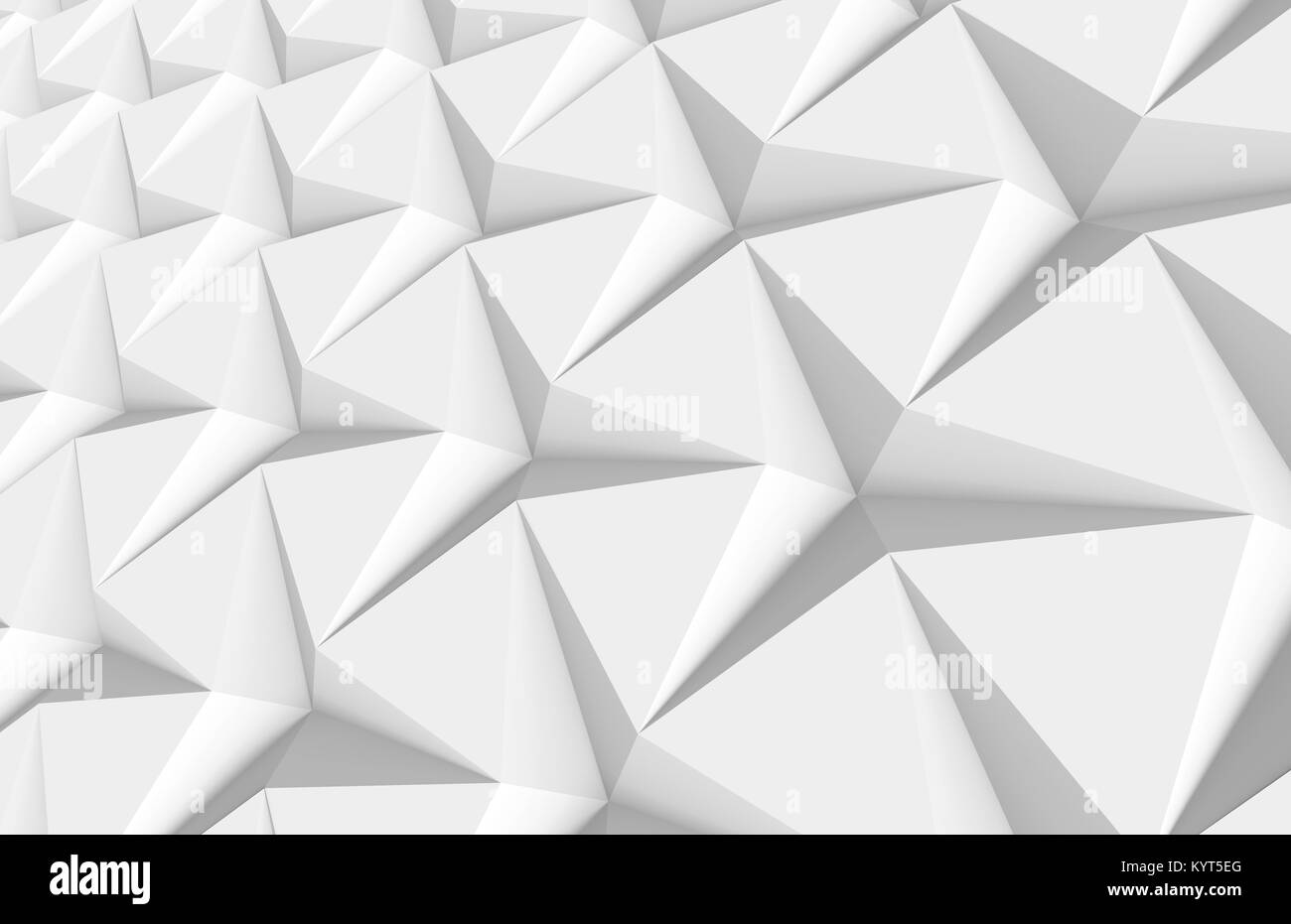 White three pointed star background, 3d render abstract pattern ...