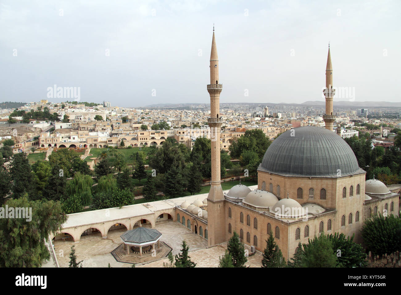 Great mosque and city Urfa, Turkey Stock Photo - Alamy