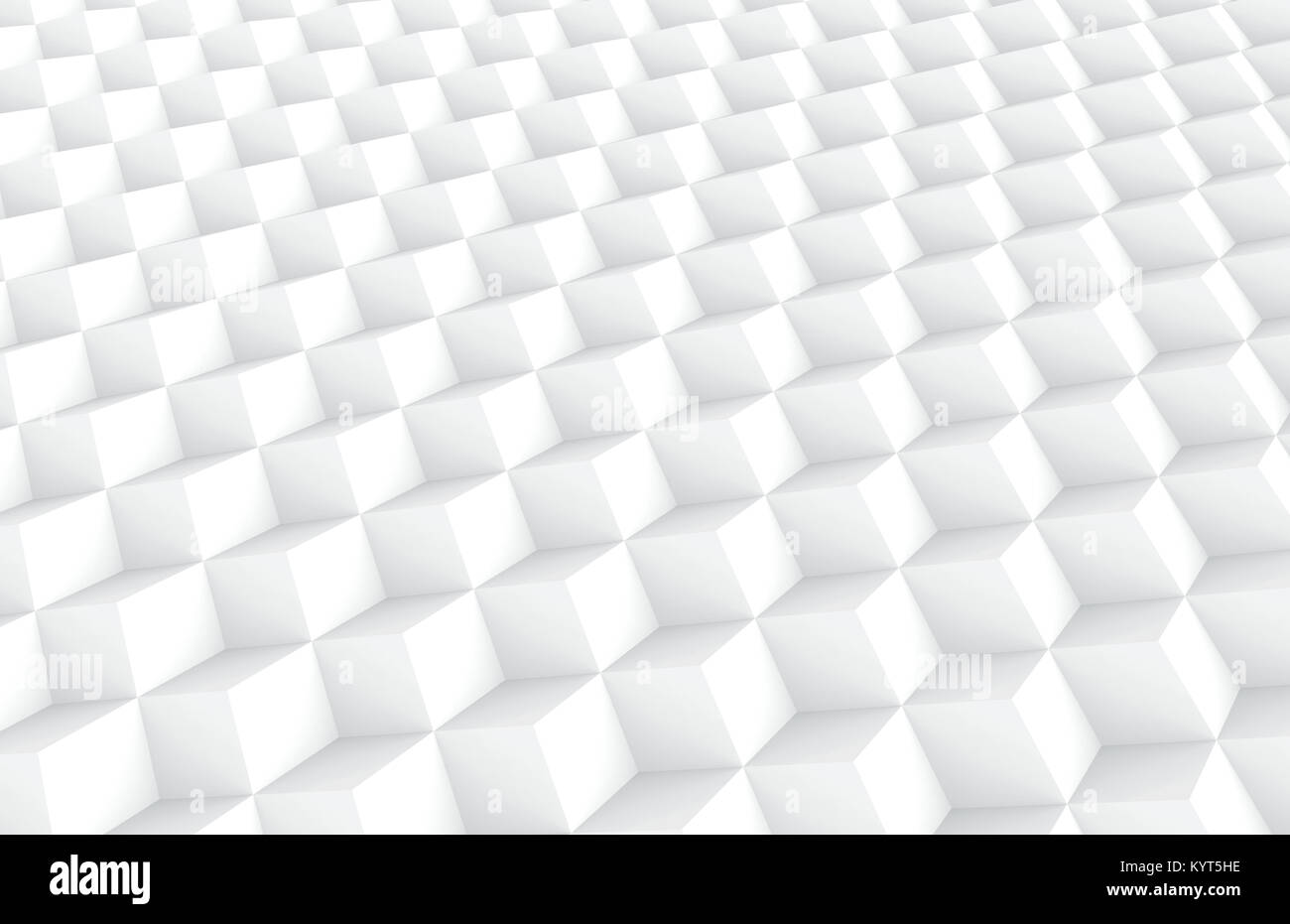 White tilt cubes background, 3d render geometric patterns for ...