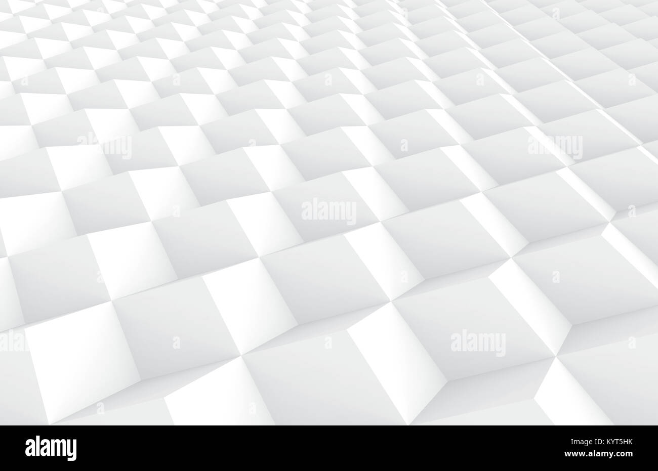 White tilt cubes background, 3d render geometric patterns for ...