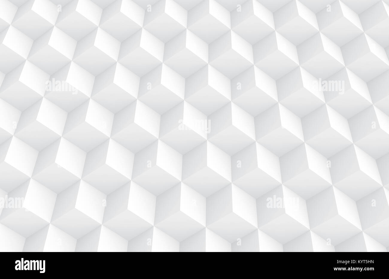 White cubes background, 3d render geometric patterns for decoration ...