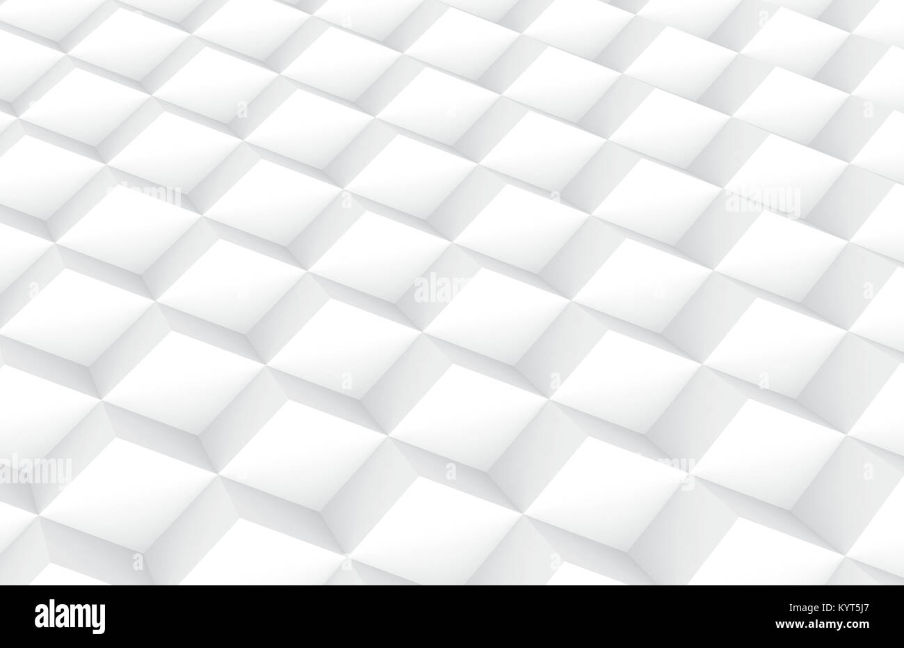 White tilt cubes background, 3d render geometric patterns for ...
