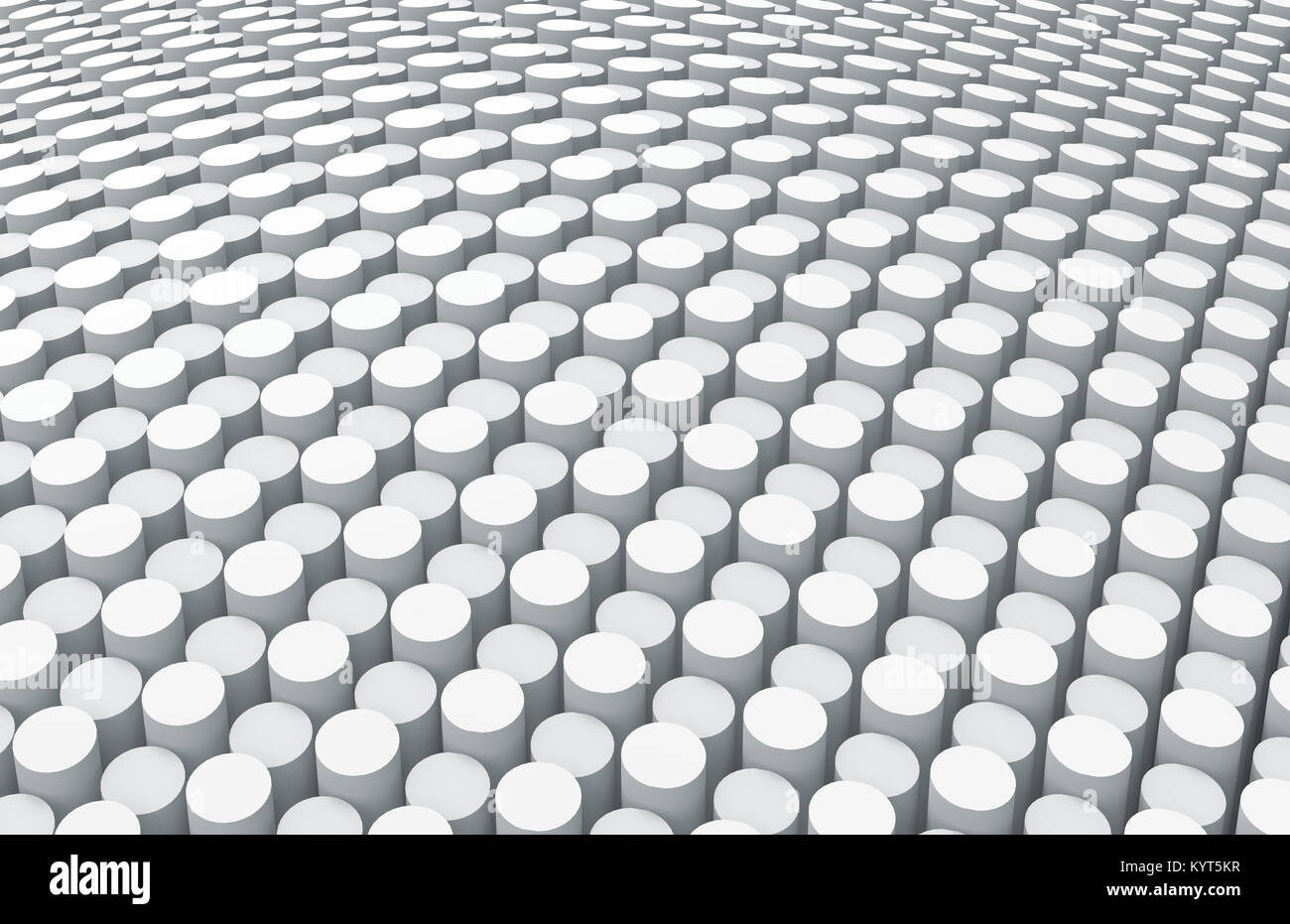 White column background, 3d render round stick pattern Stock Photo - Alamy