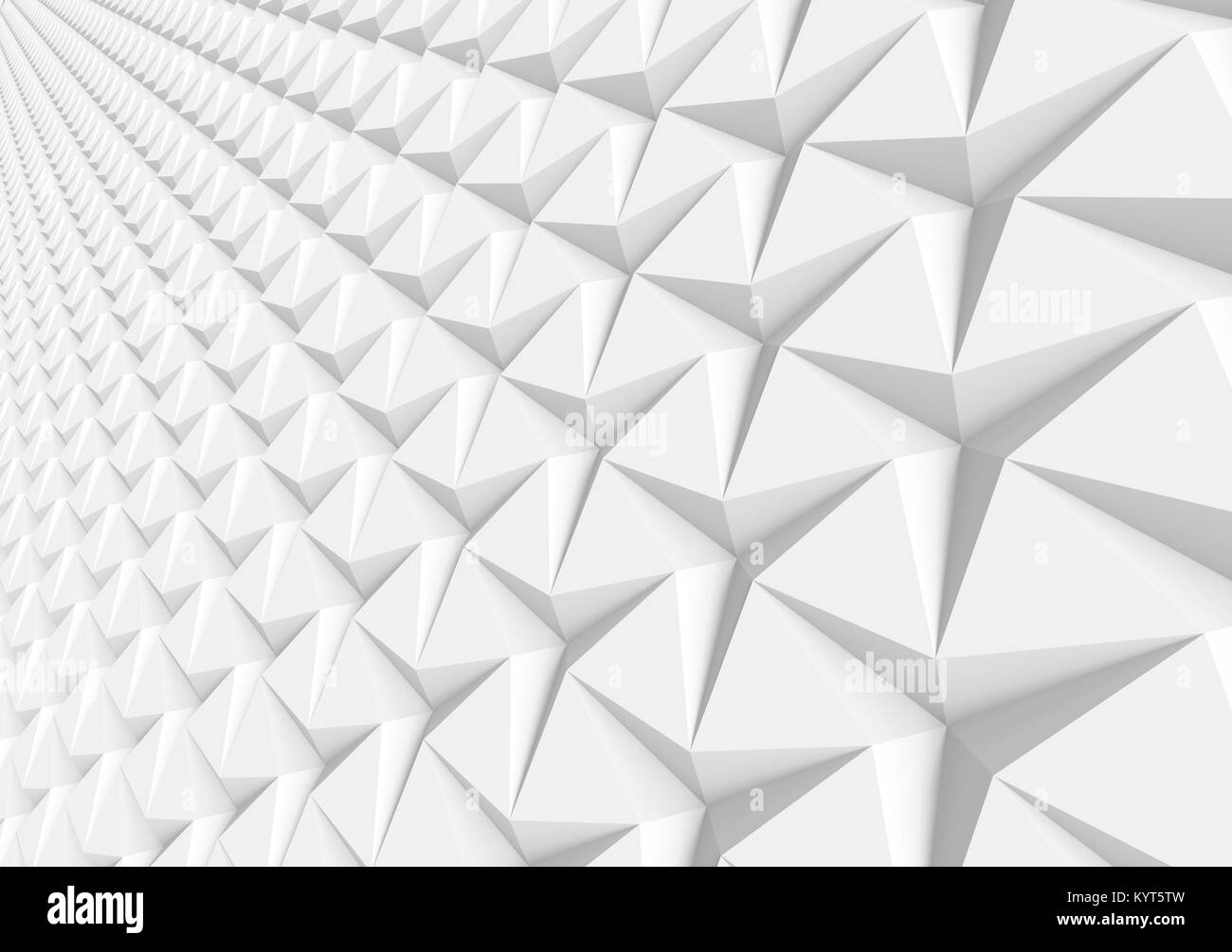 White three pointed star background, 3d render abstract pattern ...