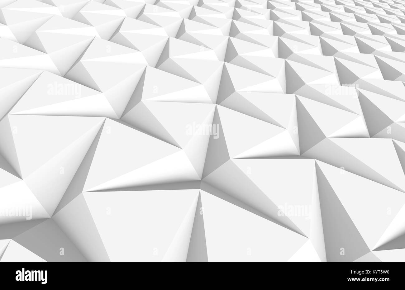 White three pointed star background, 3d render abstract pattern ...