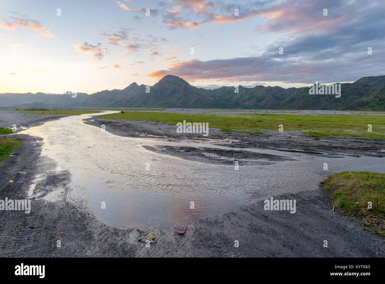 Beautiful sunset at Mountain Pinatubo , Capas , Philippines Stock Photo ...