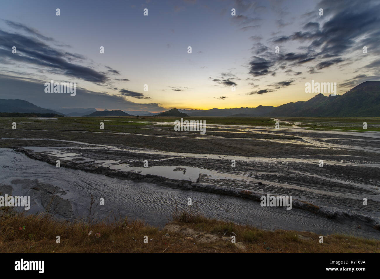 Beautiful sunset at Mountain Pinatubo , Capas , Philippines Stock Photo ...