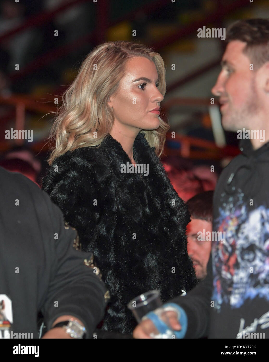 ‘Geordie Shore’ cast members, family and friends watch Aaron Chalmers ...