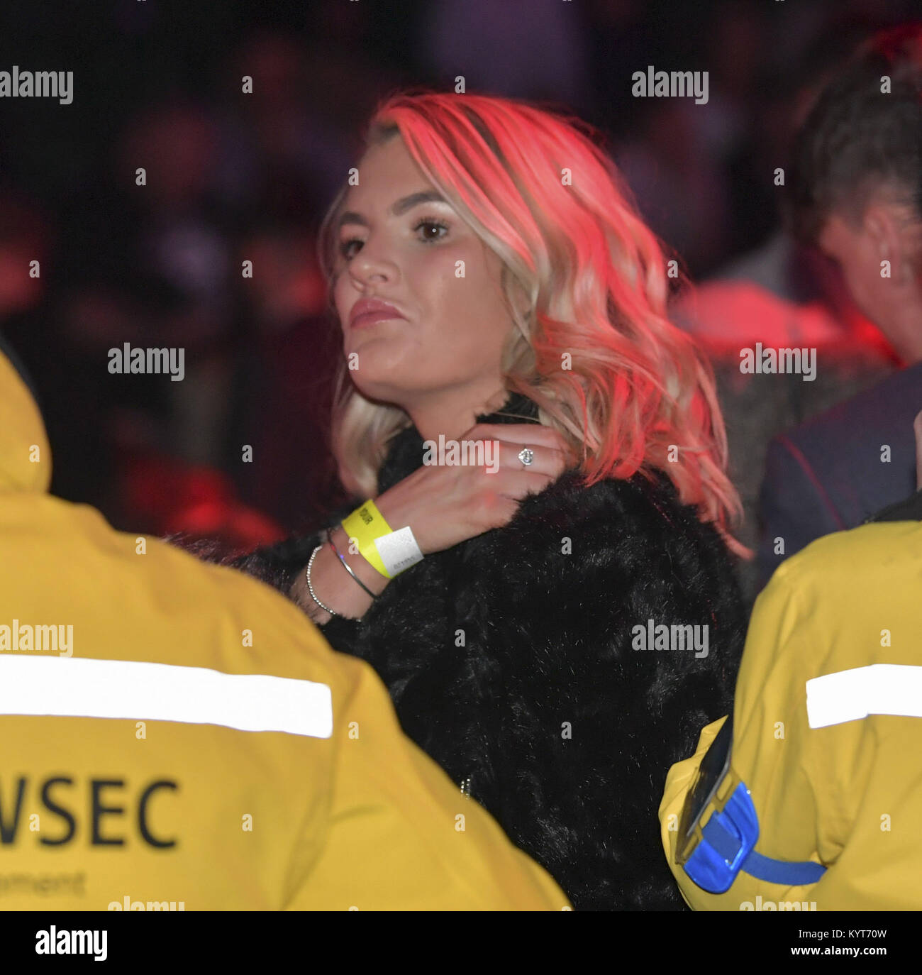‘Geordie Shore’ cast members, family and friends watch Aaron Chalmers ...