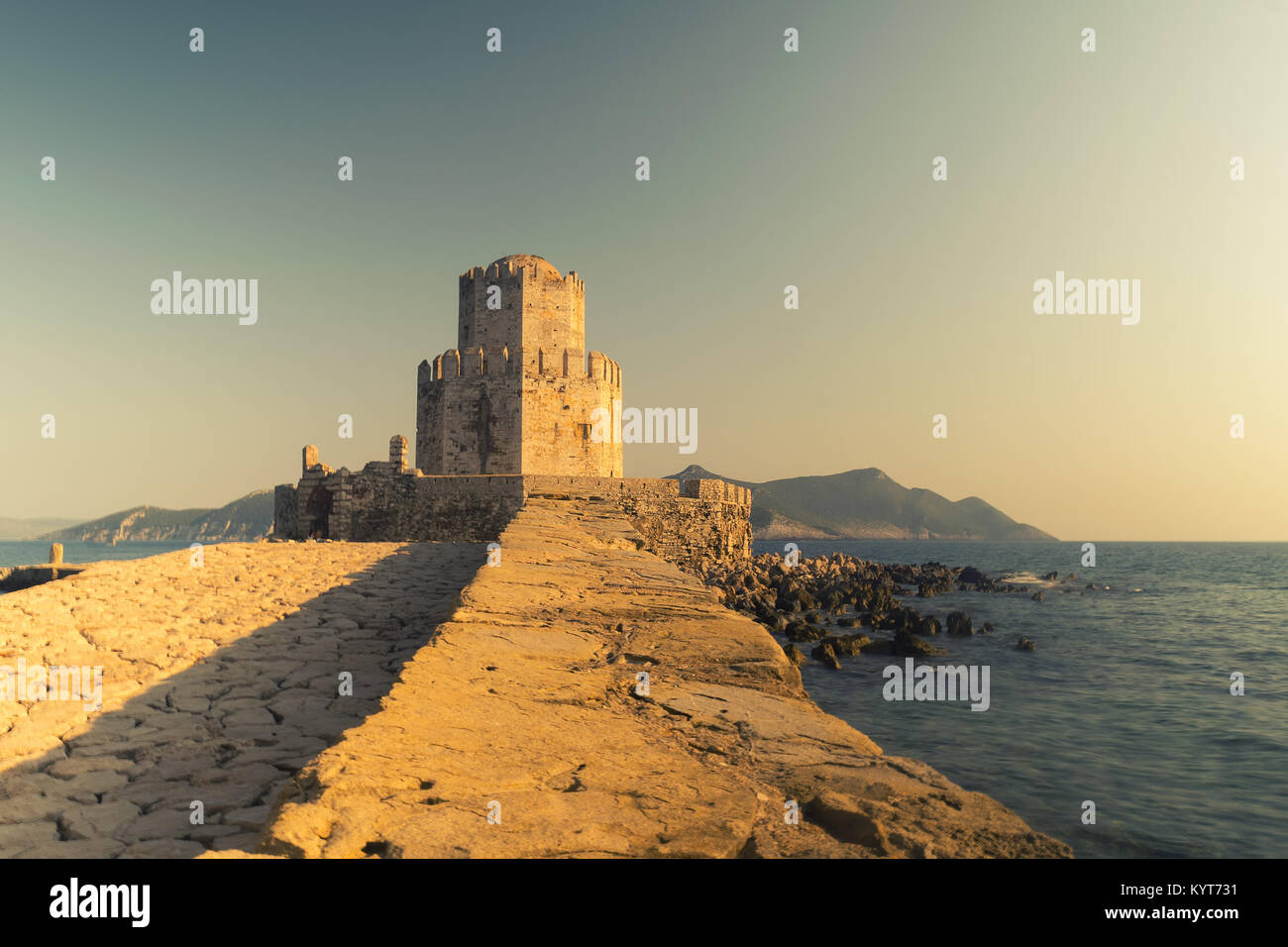 Methoni sunset hi-res stock photography and images - Alamy