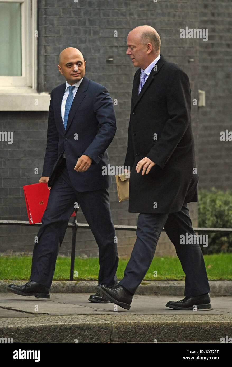 Communities Secretary Sajid Javid (left) and Transport Secretary Chris ...