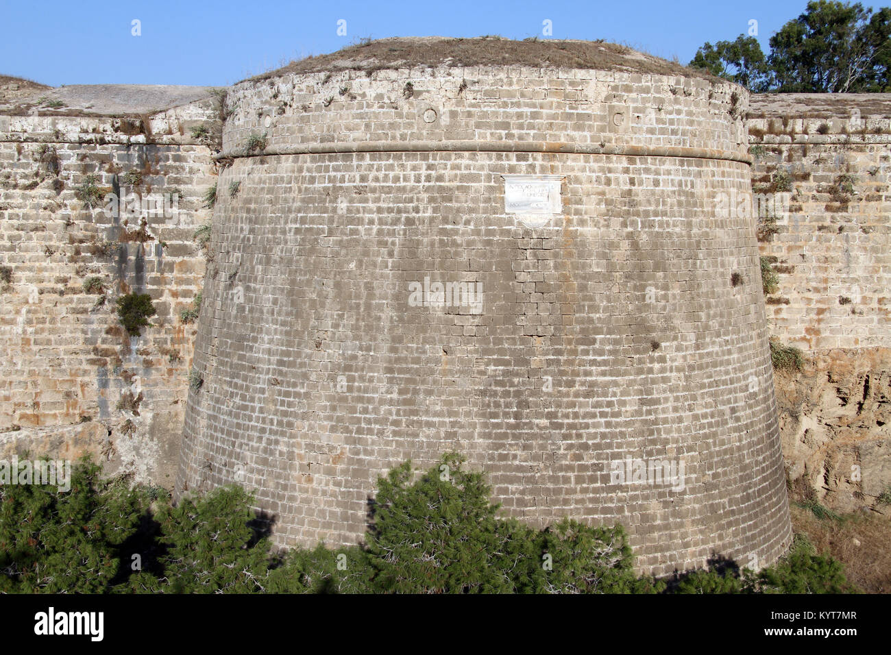 Tower and city wall in Famagusta, North Cyprus Stock Photo - Alamy