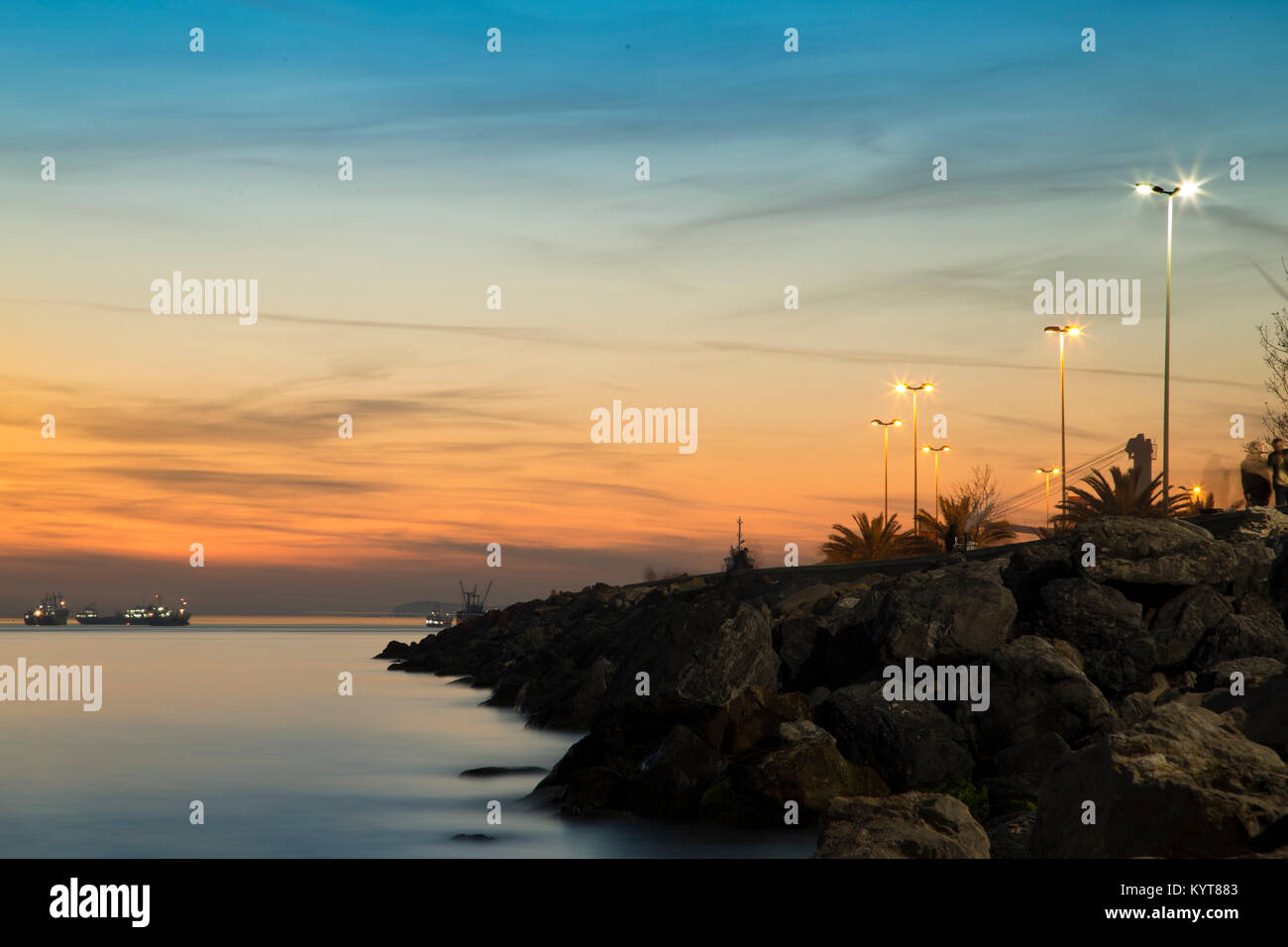 Pendik İstanbul Turkey Sunset Stock Photo - Alamy