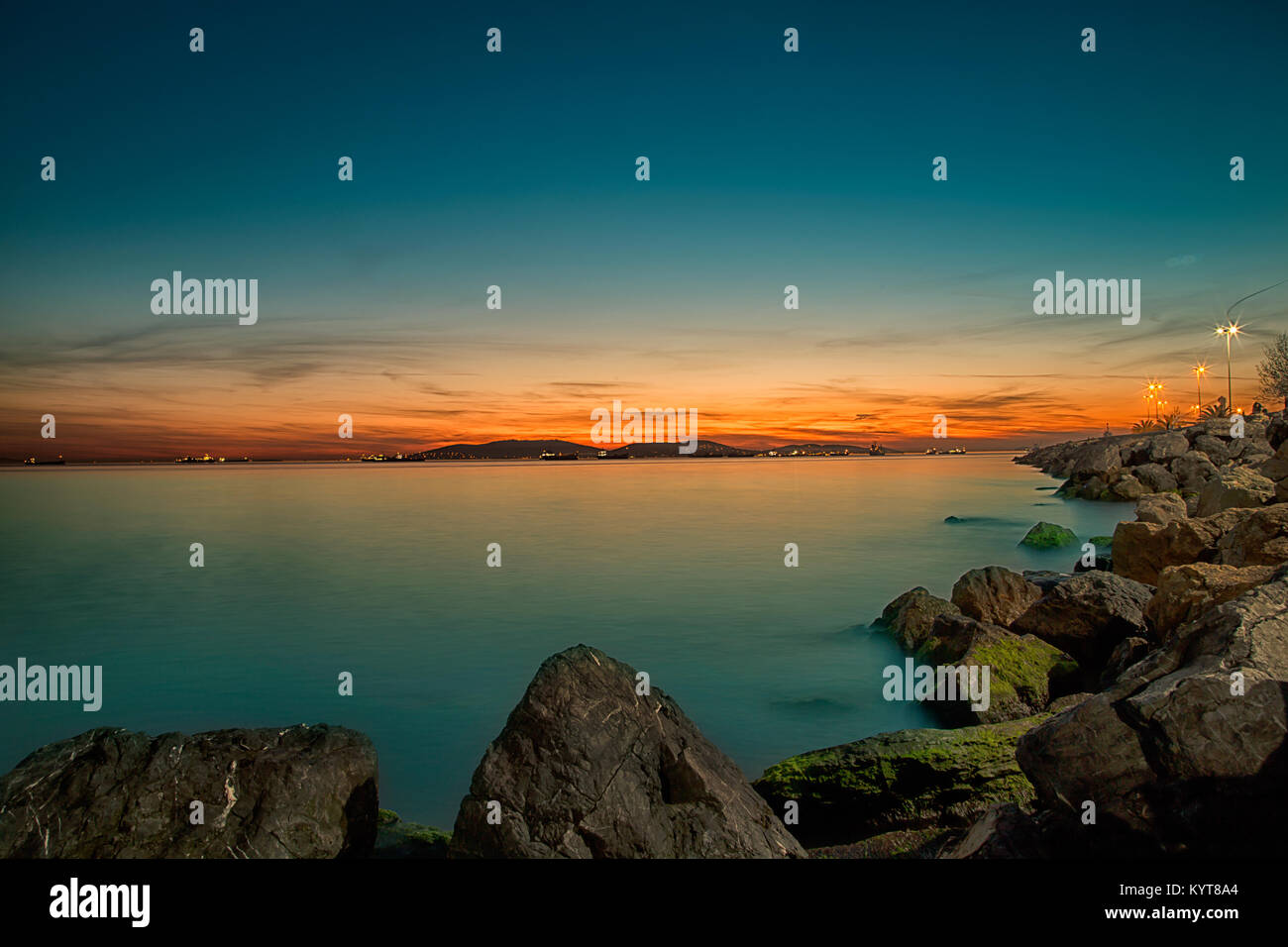 Pendik İstanbul Turkey Sunset Stock Photo - Alamy