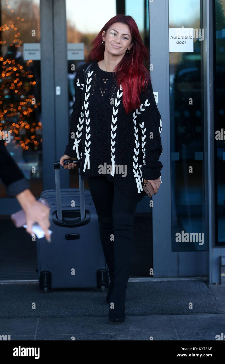 Strictly Come Dancing professional dancers leave their hotel and head ...