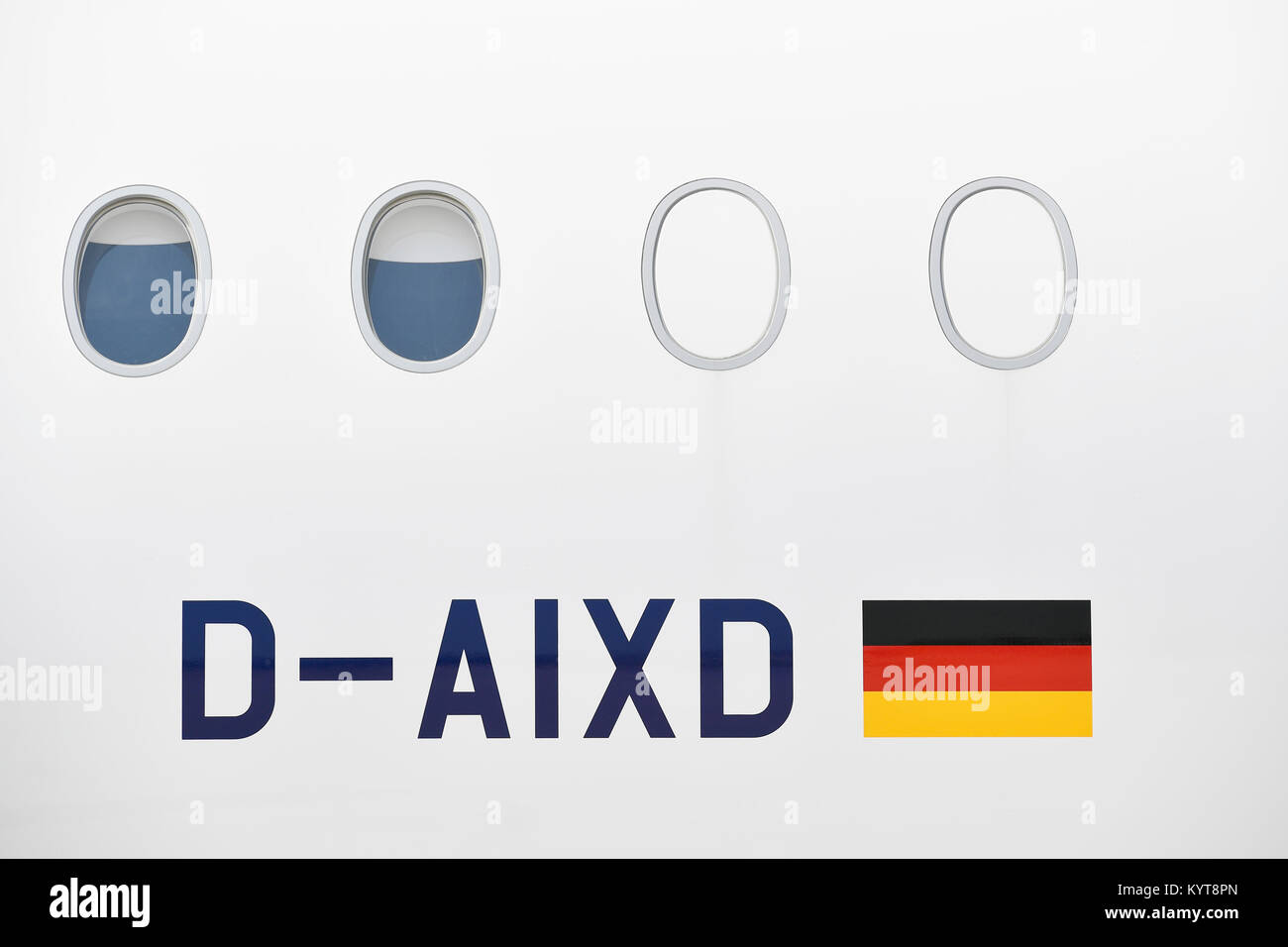 details, registration, letter, letters, number, numbers, D-AIXD, Bonn ...