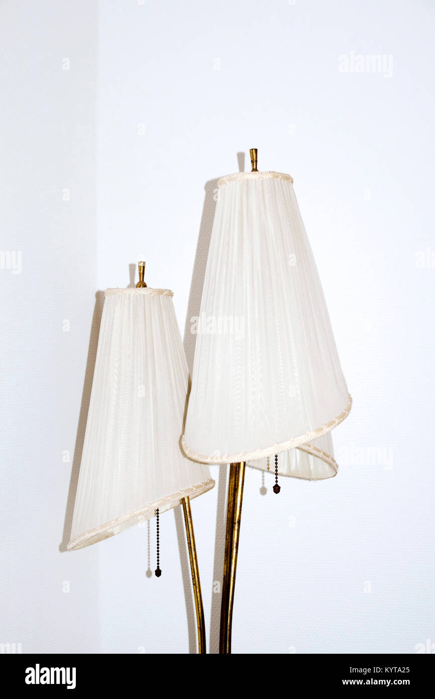 Fifties-style standard lamp Stock Photo - Alamy