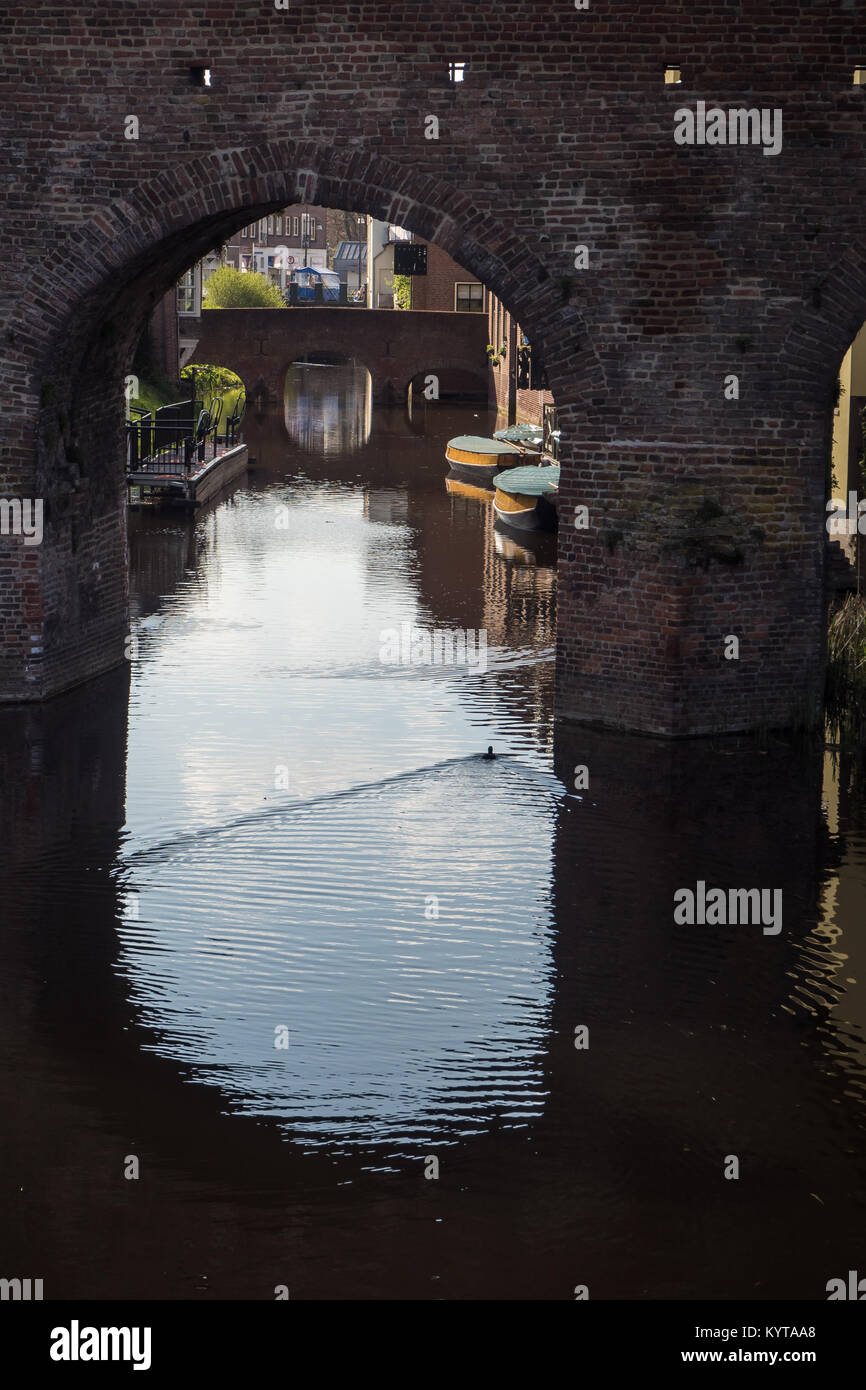 The Berkelpoort is a medieval watergate over the Berkel river in ...