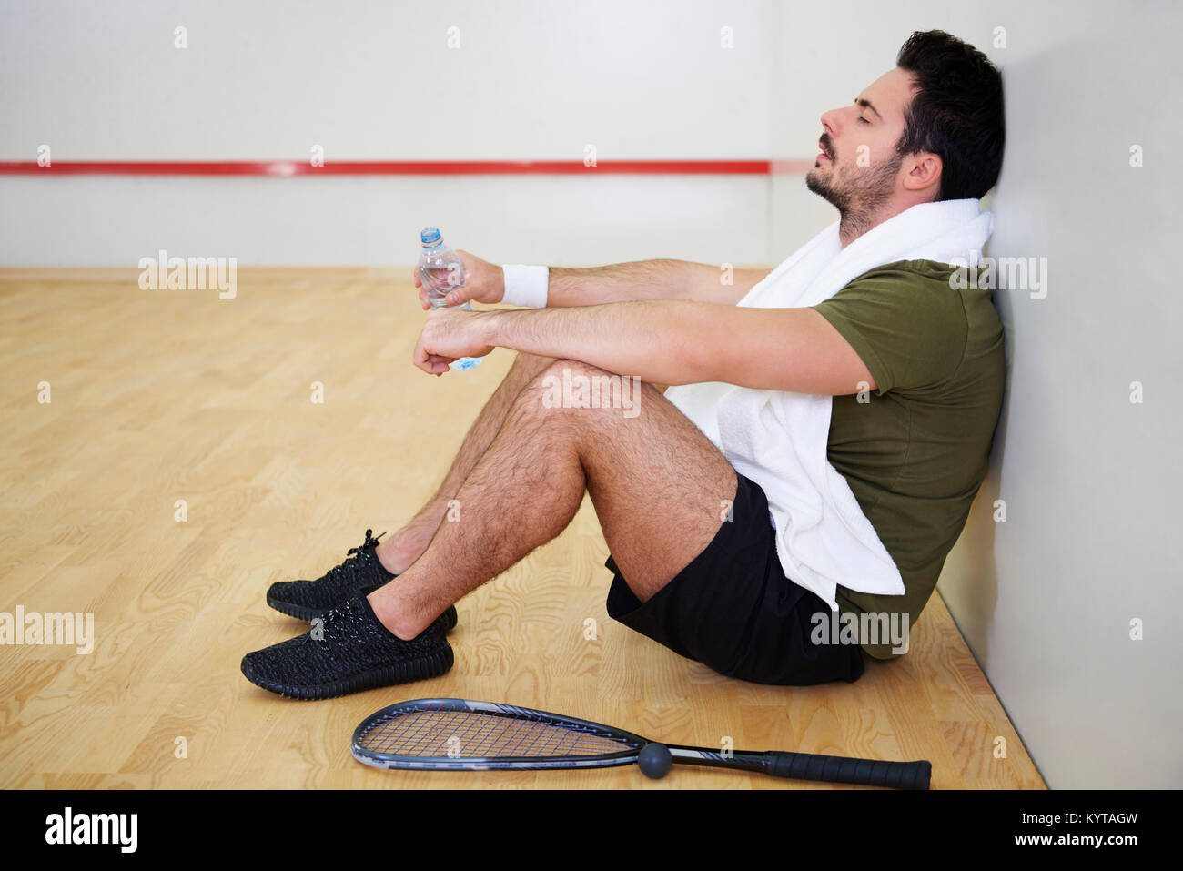 I am absolutely exhausted this training Stock Photo - Alamy