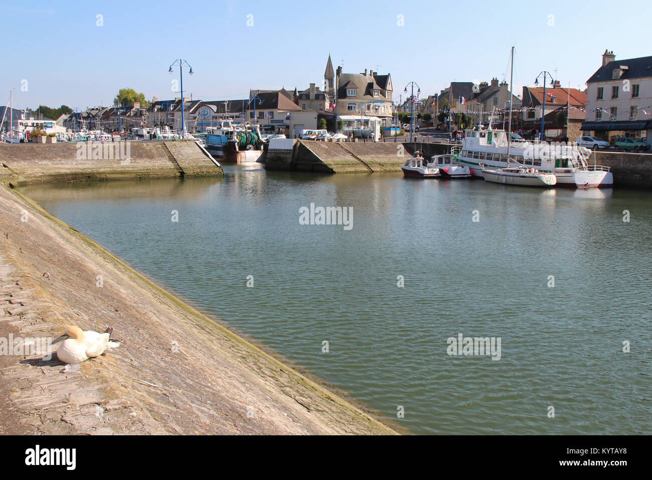The port of Port-en-Bessin in Normandy (France Stock Photo - Alamy