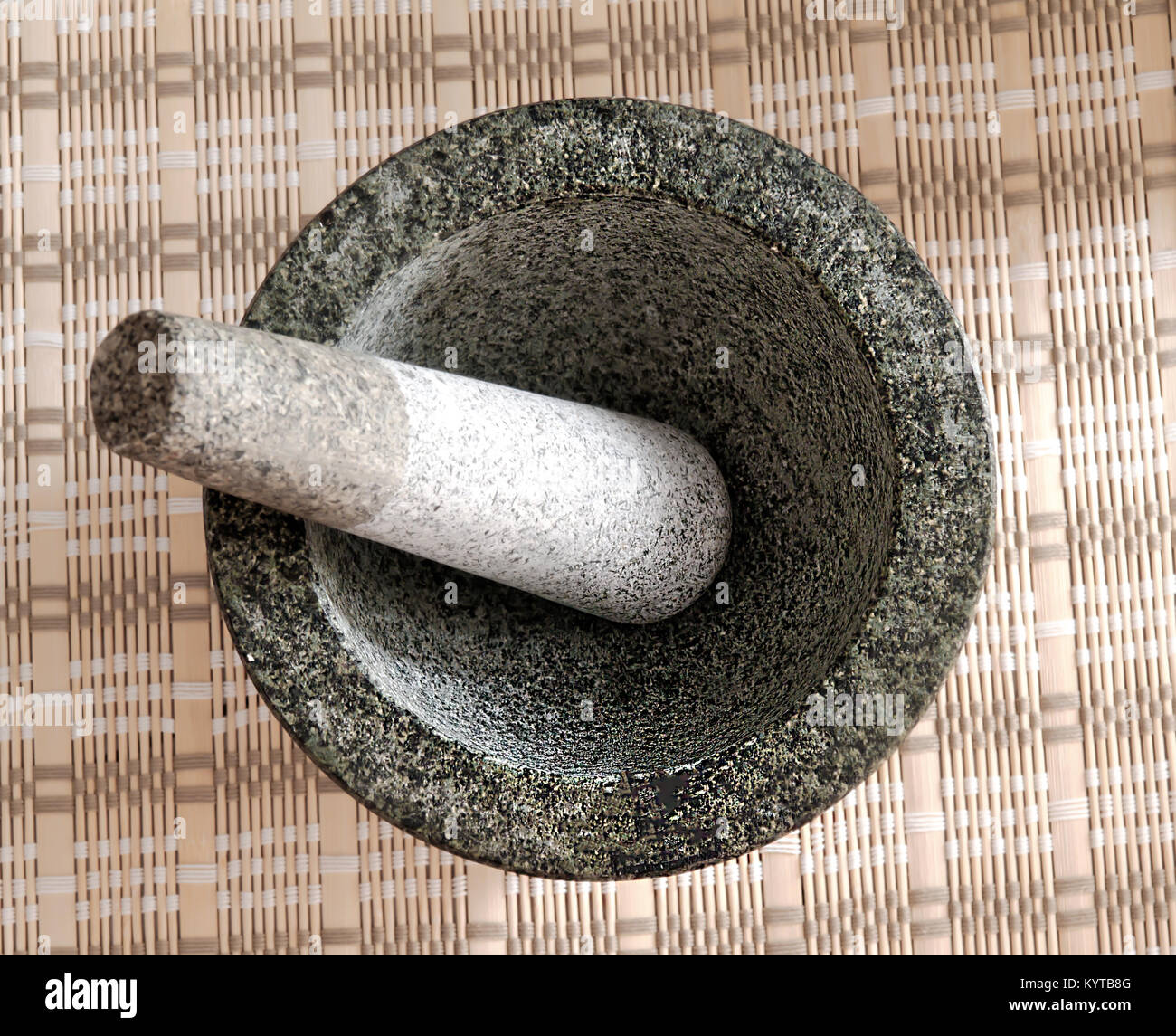Stone mortar, used as cooking Stock Photo - Alamy
