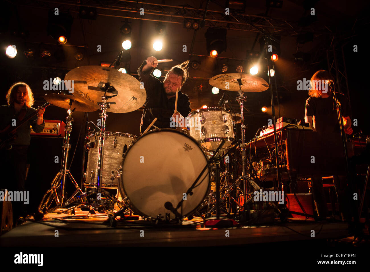 The Norwegian progressive jazz-rock trio Elephant9 performs a live ...