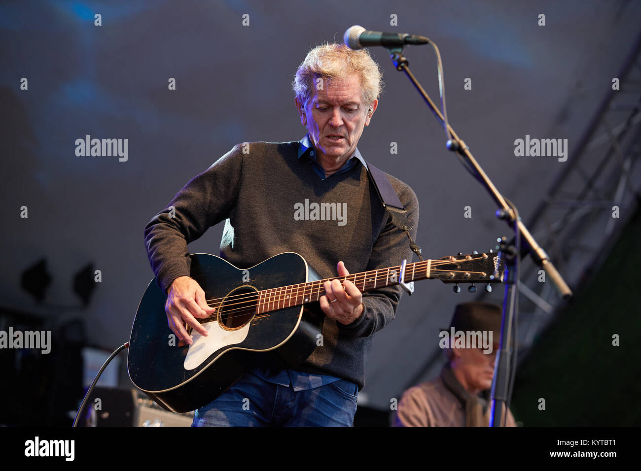 The American country duo Emmylou Harris & Rodney Crowell performs a ...