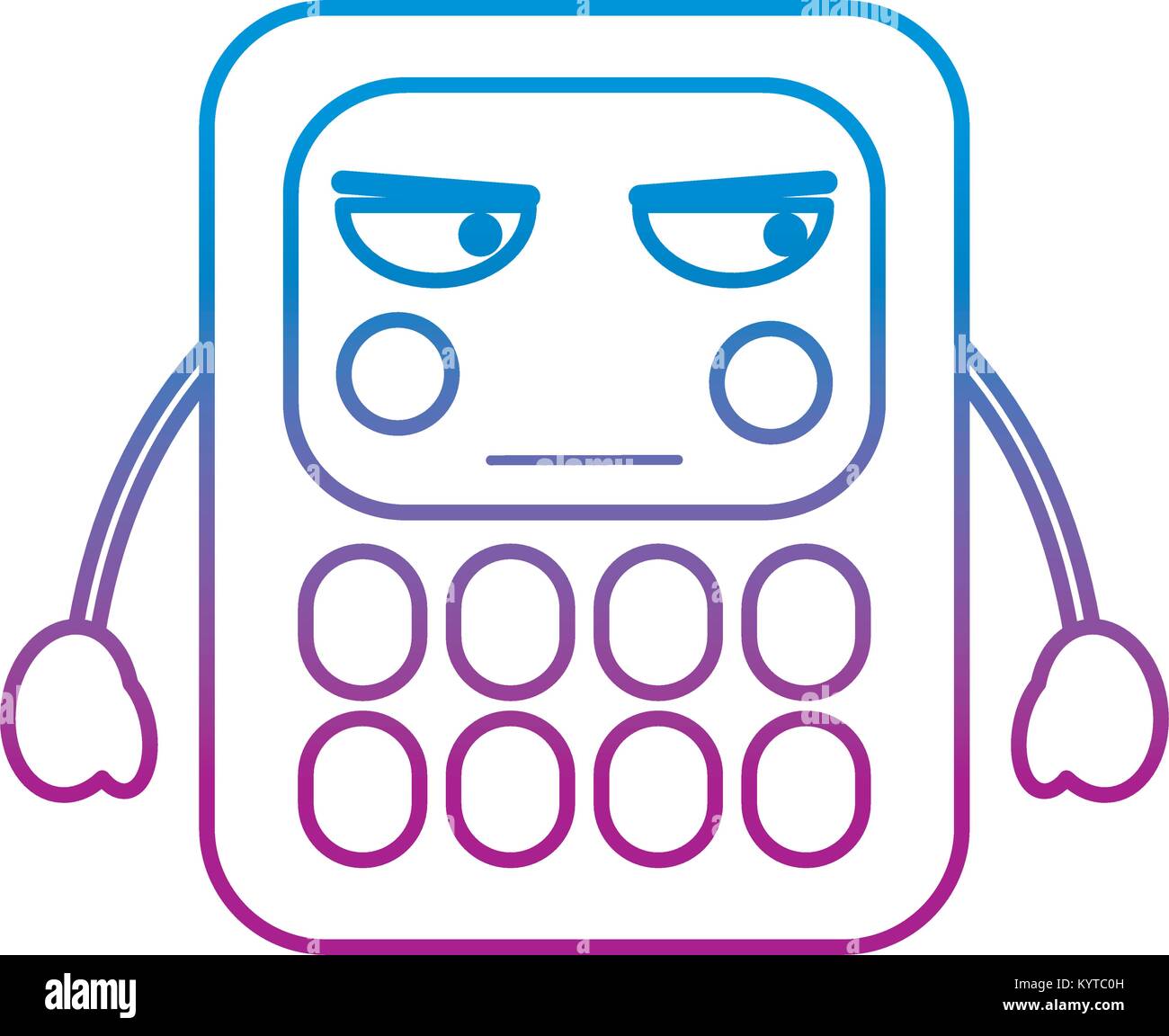 Purple calculator Stock Vector Images - Alamy
