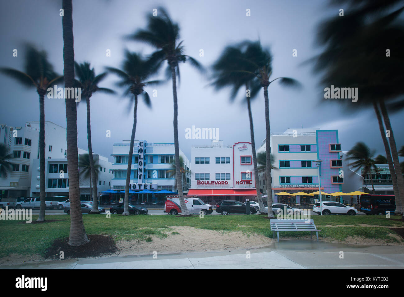 Ocean Drive, Miami Beach Stock Photo - Alamy