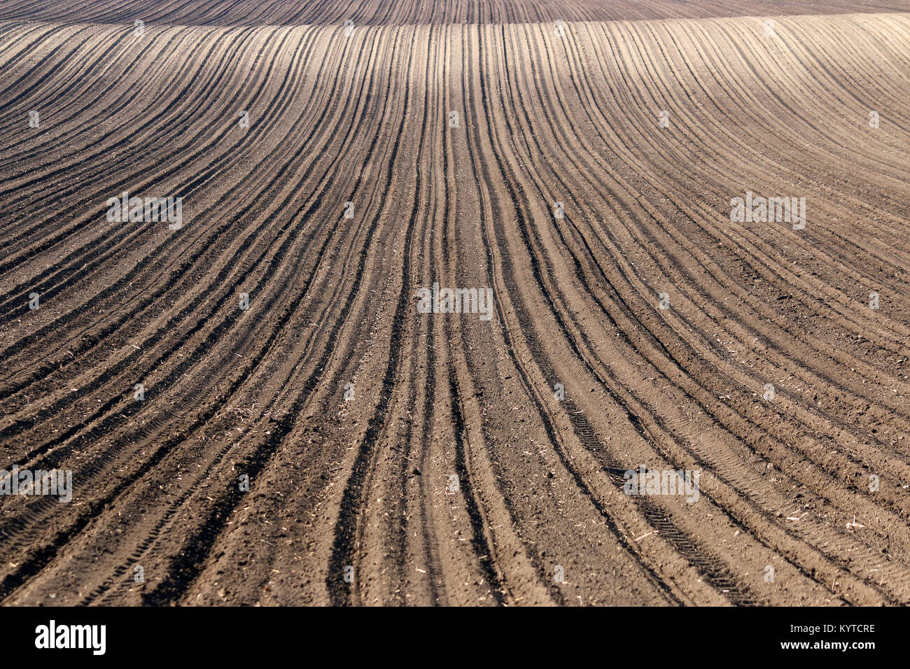 plowed field nature background agriculture Stock Photo - Alamy