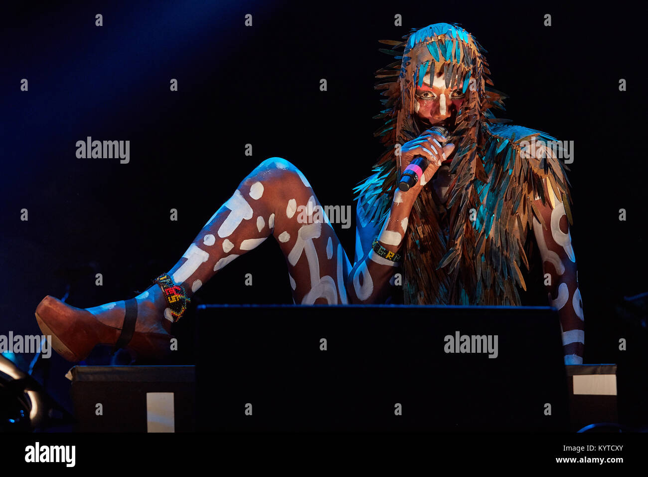 Grace Jones, the Jamaican singer, songwriter, actress and model ...